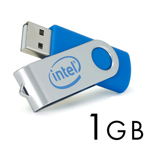 Printed USB 2.0 Flash Drives 1GB (Revolution Swivel)