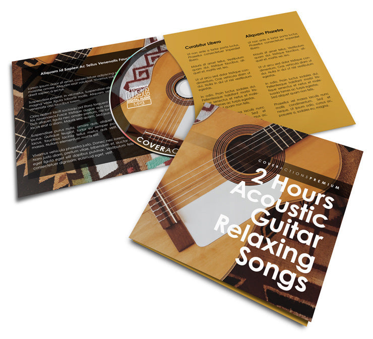 CDs in 4 Panel Crescent Pocket Sleeve