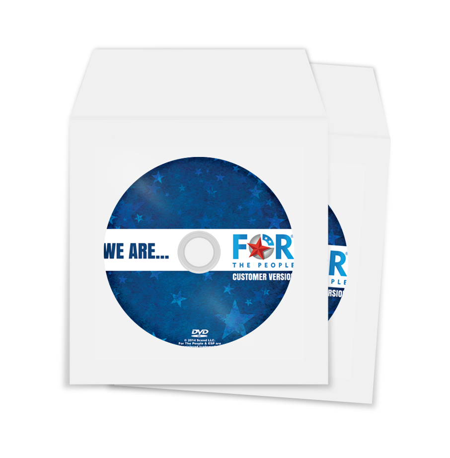 Dual-Layer DVDs in White Paper Sleeves